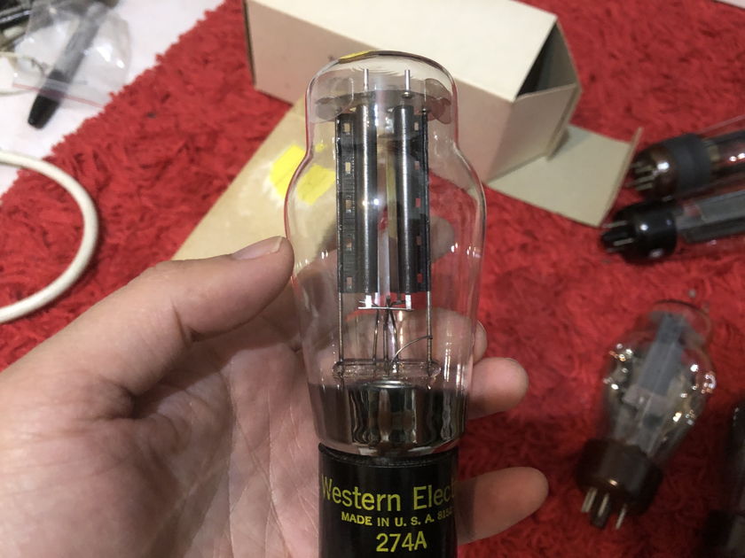 NOS Western Electric 274a (274b) holy grail rectifier tube (5U4G, U52 ...