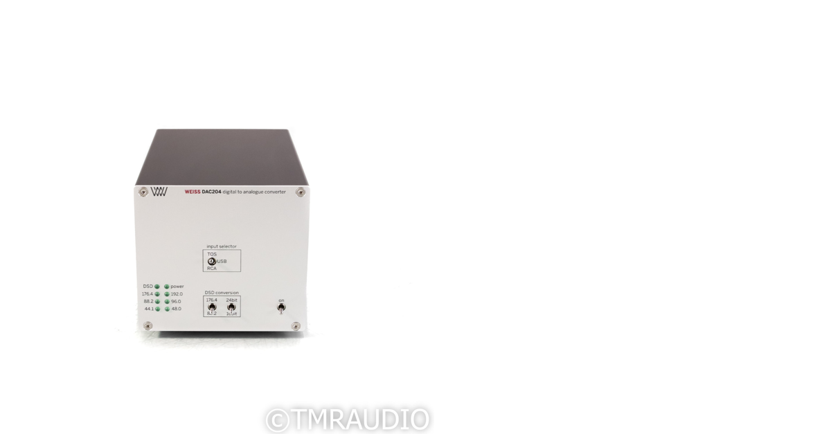 Weiss DAC204; D/A Converter (70600) For Sale | Audiogon
