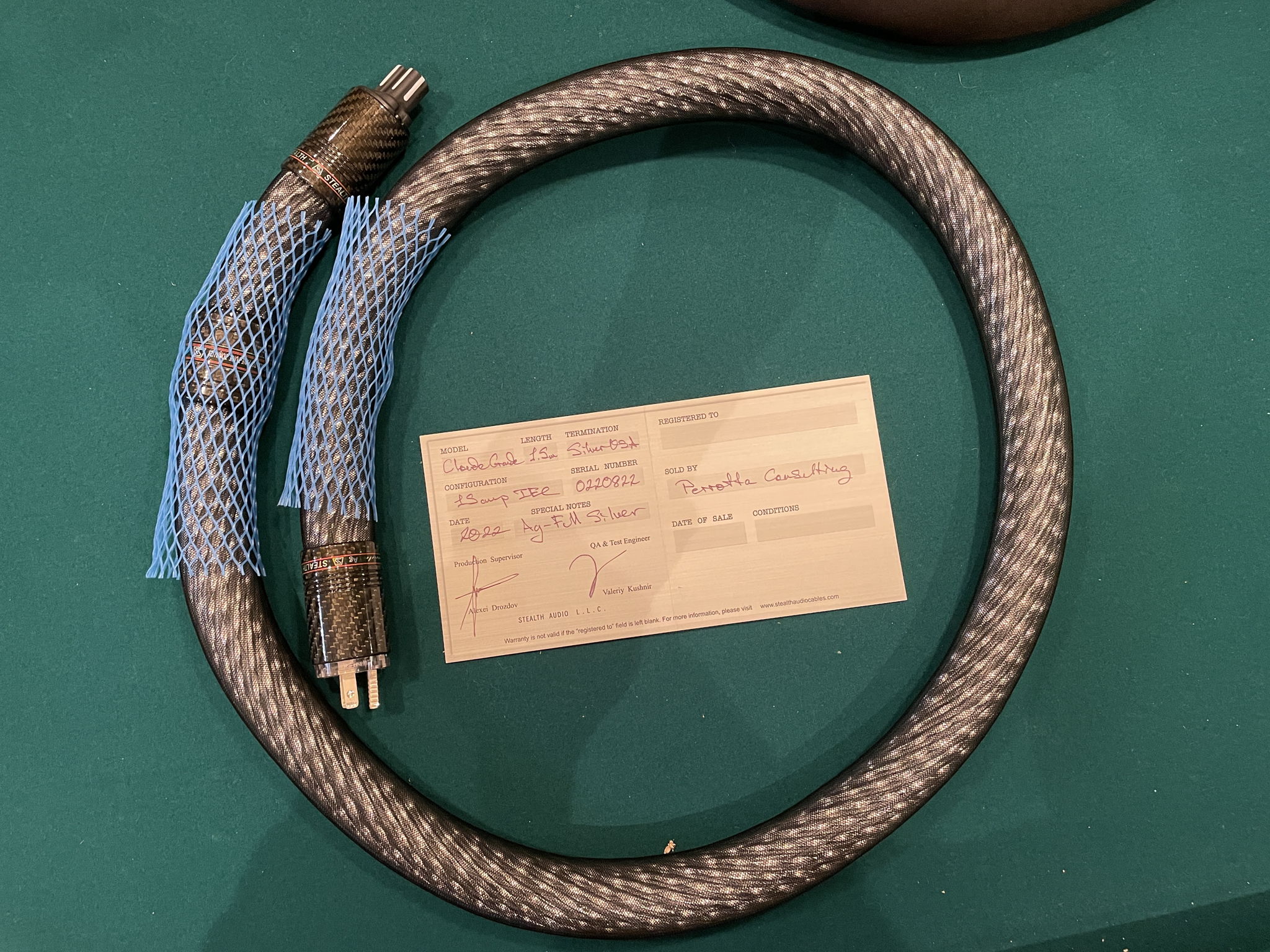 Stealth Audio Cables Dream V.16 UNI power ... For Sale | Audiogon