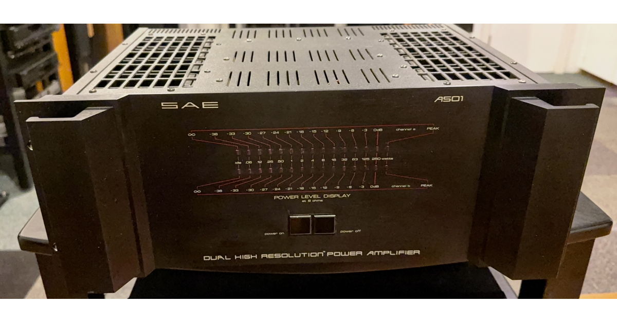 SAE A501 Stereo Power Amplifier For Sale | Audiogon
