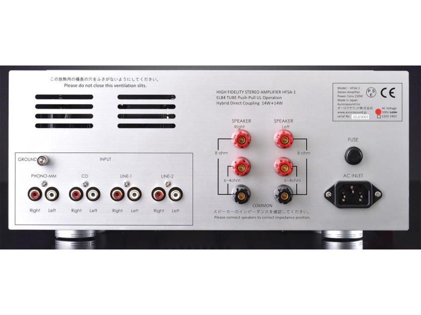 Aurorasound HFSA-01 Hybrid EL84 Integrated... For Sale | Audiogon