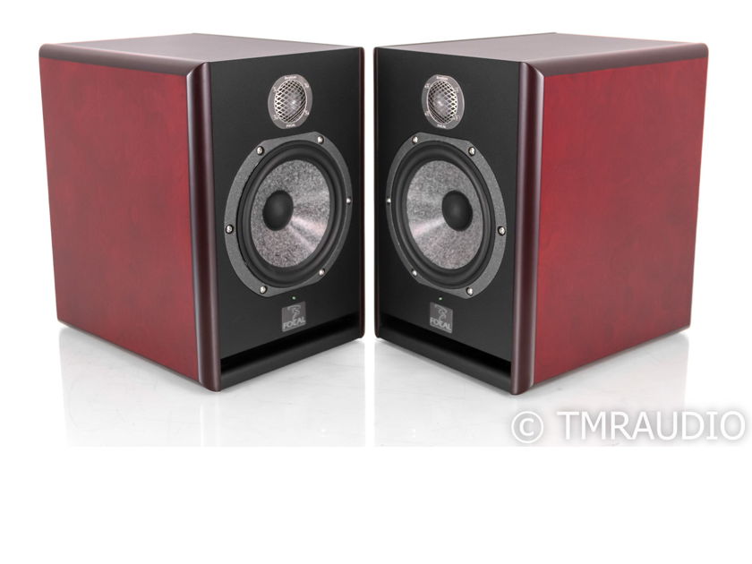 Focal Solo6 Be Powered Bookshelf Speakers; Red Wood Pair; Solo 6 ...