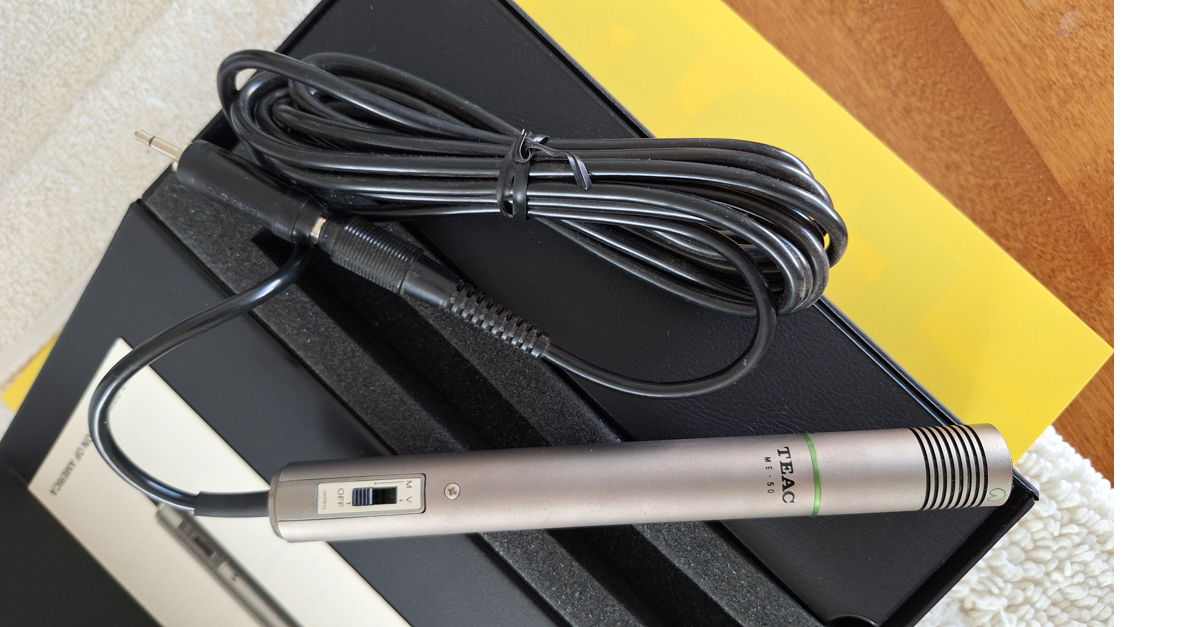 TEAC model ME-50 Electret Condenser Microp... For Sale | Audiogon