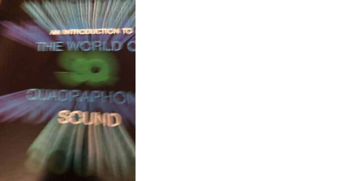 QUADRAPHONIC SOUND - INTRODUCTION TO THE W... For Sale | Audiogon