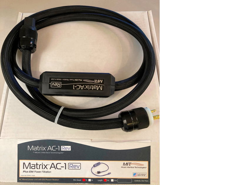 MIT Cables MATRIX AC-1 REV, NEW HG UPGRADE... For Sale | Audiogon