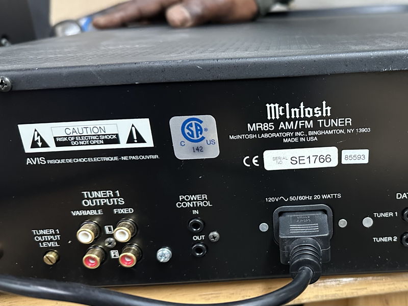 McIntosh MR85 For Sale | Audiogon