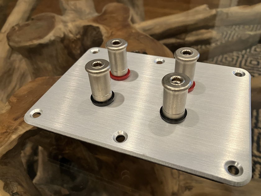 WBT Binding Post Connectors Plate Speakers... For Sale | Audiogon