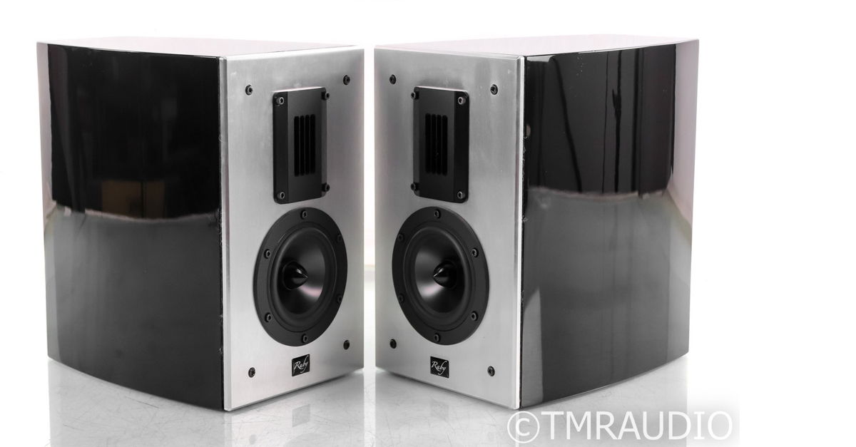 Evoke Ruby Bookshelf Speakers; Black Pair ... For Sale | Audiogon