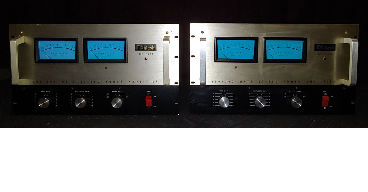 McIntosh MC-2300 Amplifiers - Pair For Sale | Audiogon