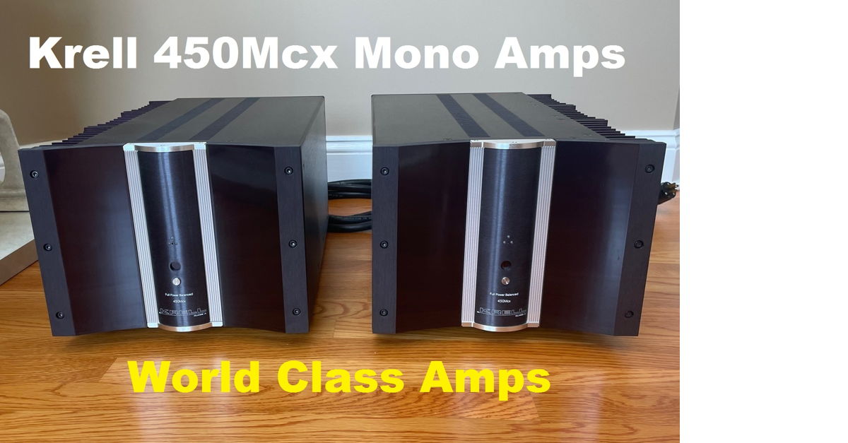 Krell 450Mcx Mono Block Amps, ONE of THE BEST For Sale | Audiogon