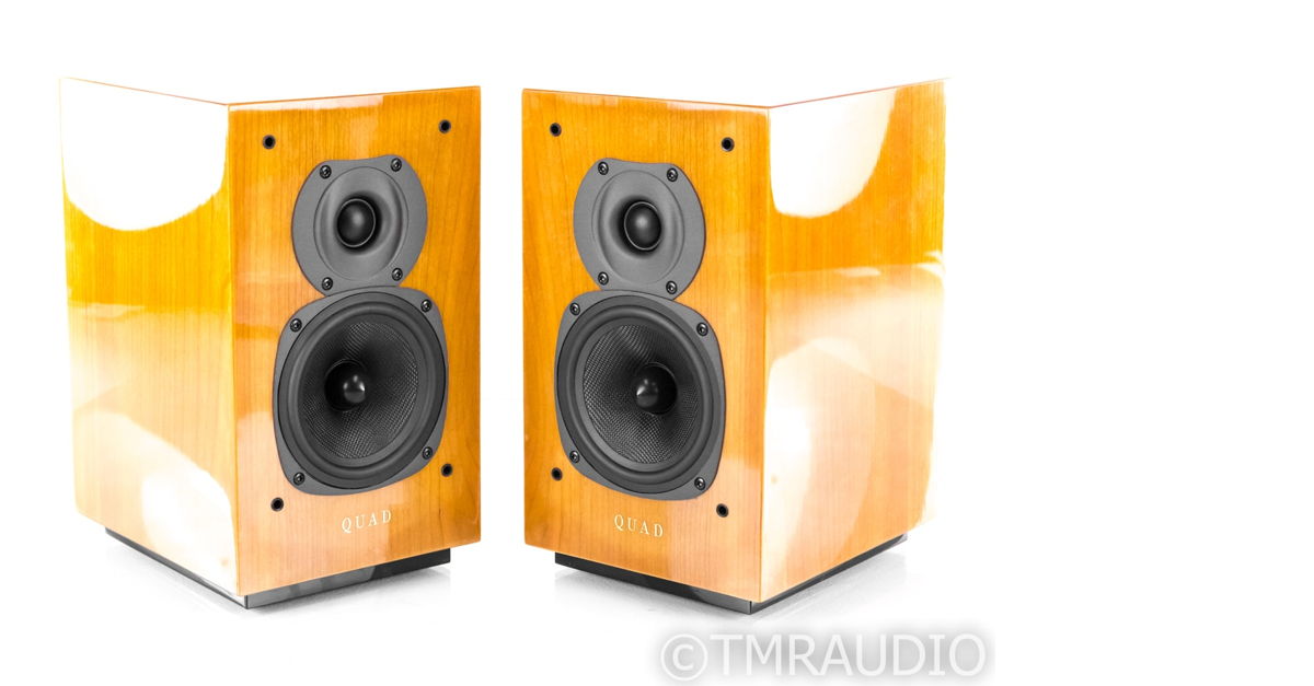 Quad 11L2 Bookshelf Speakers; Cherry Pair;... For Sale | Audiogon