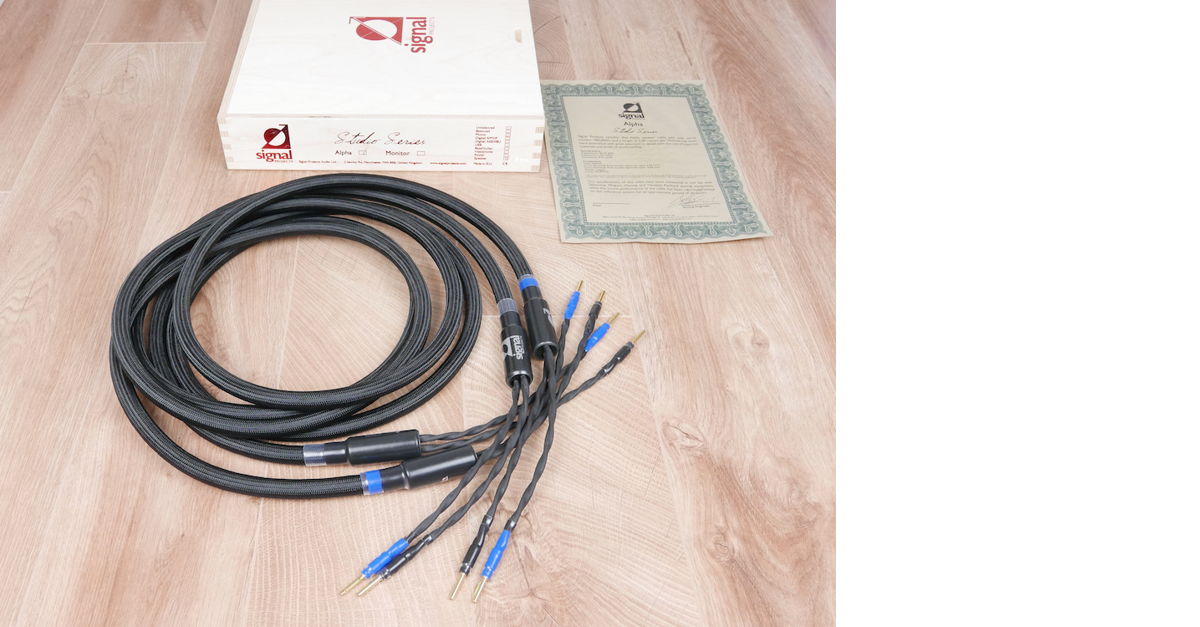 Signal Projects Alpha audio speaker cables... For Sale | Audiogon