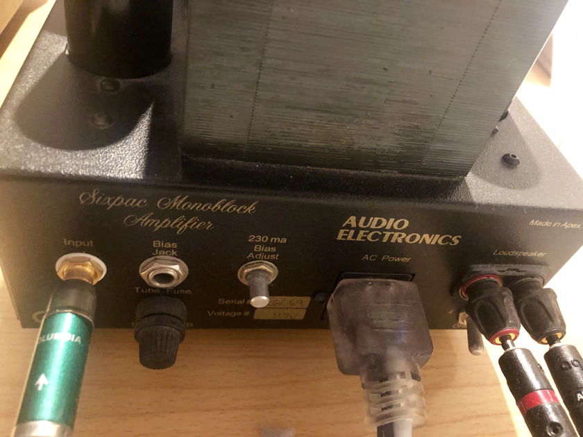 Cary Audio AES Six Pac Tube Monoblocks For Sale | Audiogon