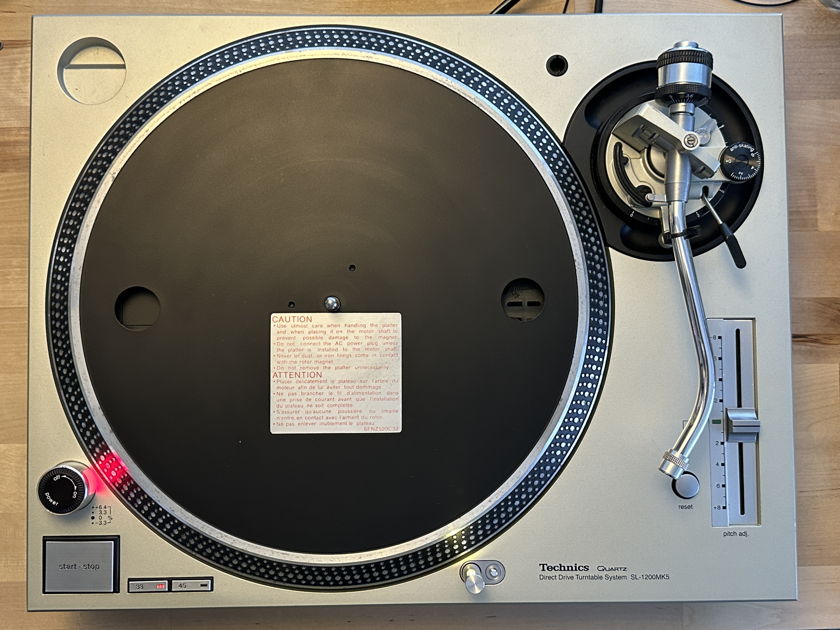 Beautiful Condition Technics SL-1200 MK5 T... For Sale | Audiogon