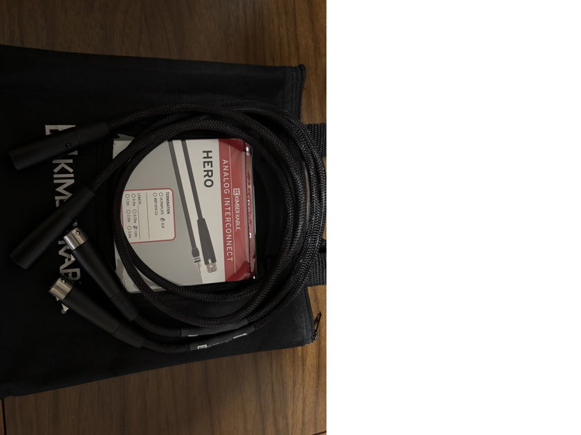 Kimber Kable Hero 1m XLR — Nice cables! For Sale | Audiogon