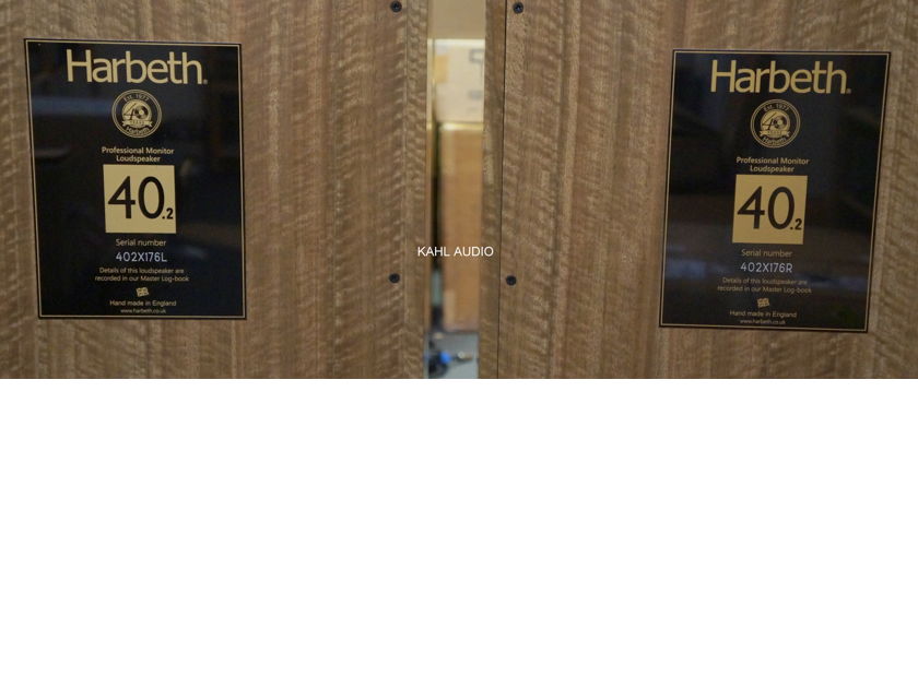 Harbeth M40.2 reference speakers. 40th Ann... For Sale | Audiogon