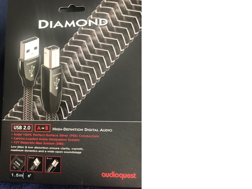 AudioQuest Diamond USB 1.5 meter NEW 425$ For Sale | Audiogon