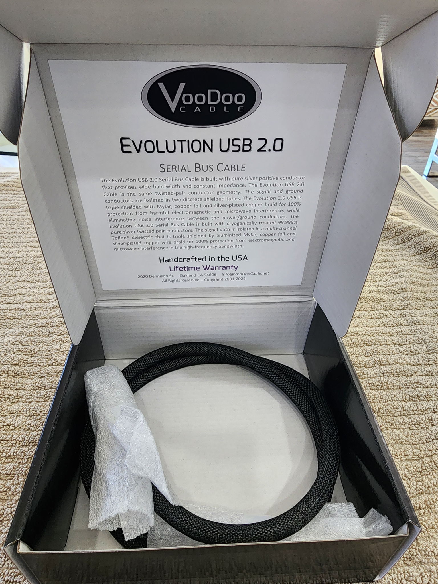 VooDoo Cable Evolution 2.0 USB Digital Int... For Sale | Audiogon