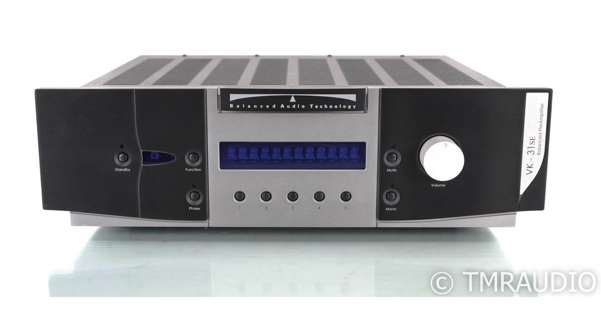 BAT VK-31SE Stereo Tube Preamplifier; VK31... For Sale | Audiogon