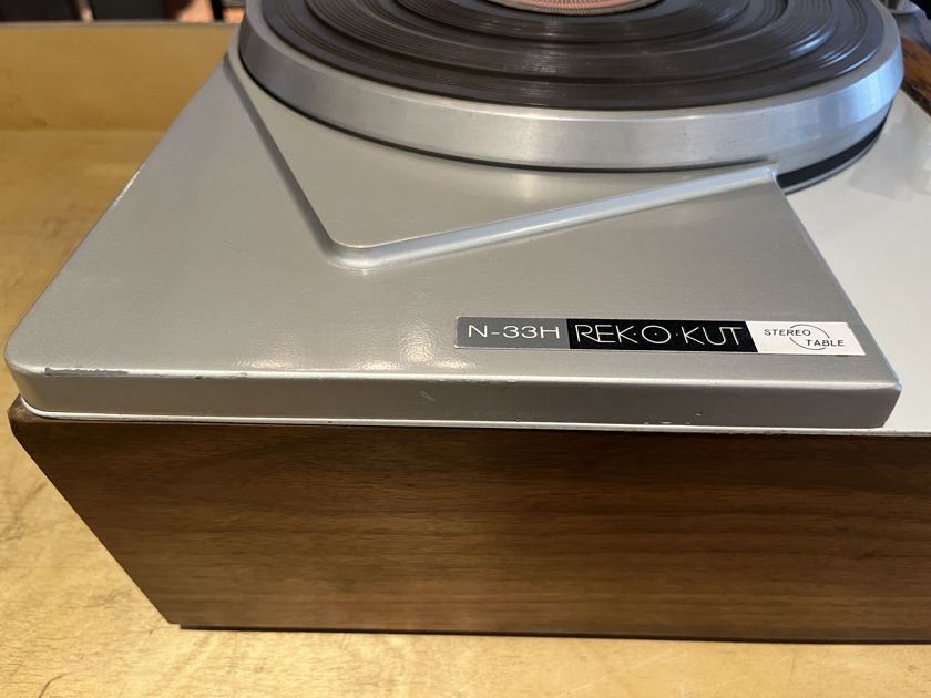 Vintage Rek O Kut N-33H Single Speed Belt-... For Sale | Audiogon