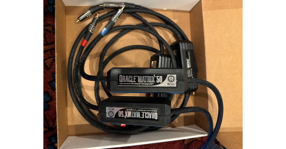 MIT Oracle Matrix 50ic RCA 1.0m - two pairs For Sale | Audiogon