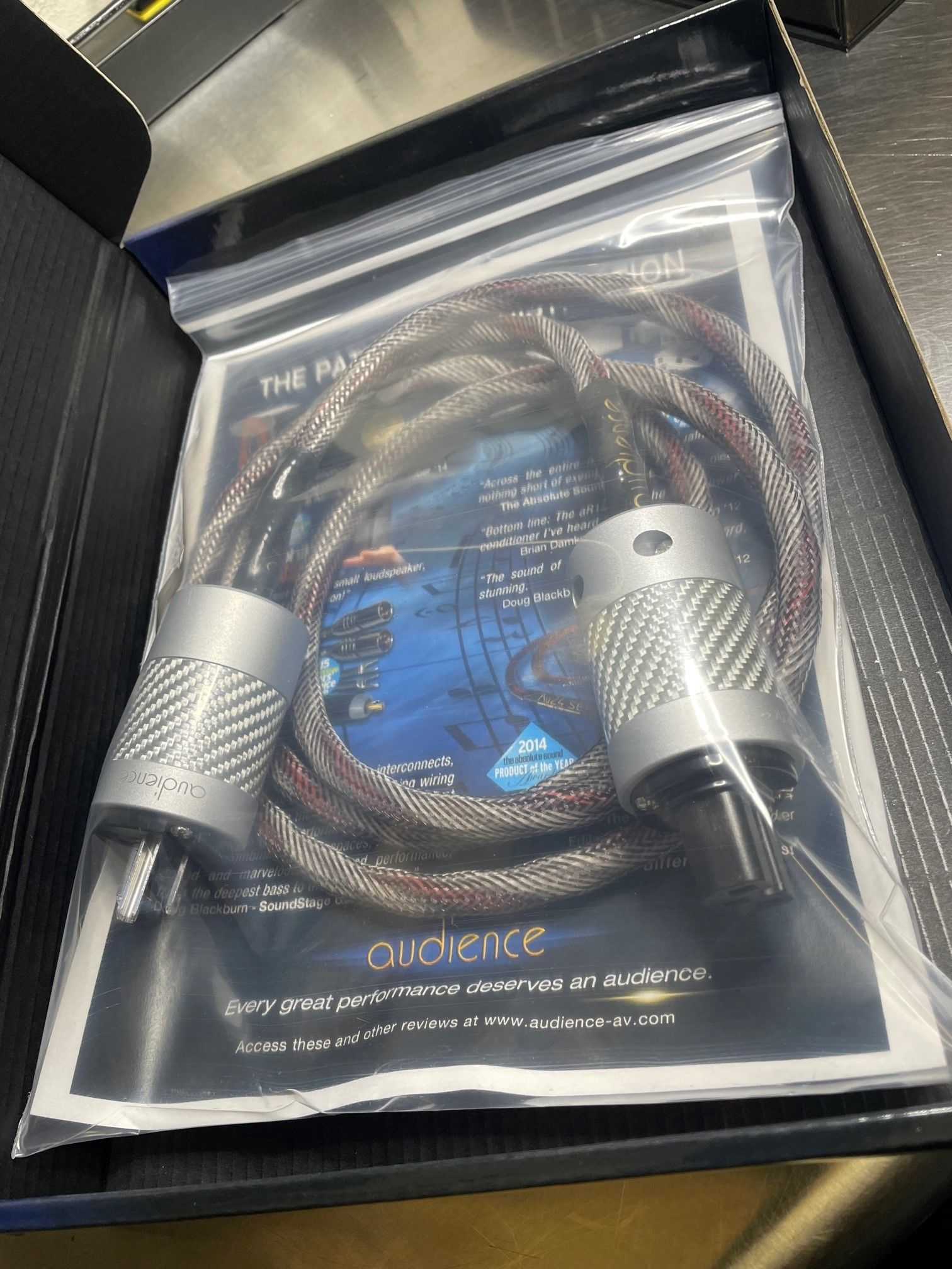 Audience AU24SE MP Power Cord - Perfect! For Sale | Audiogon