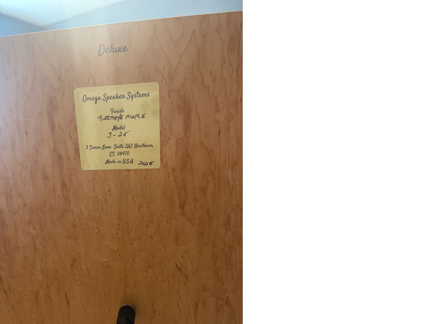 Omega Speaker Systems Dynaten J25 Birdseye... For Sale | Audiogon