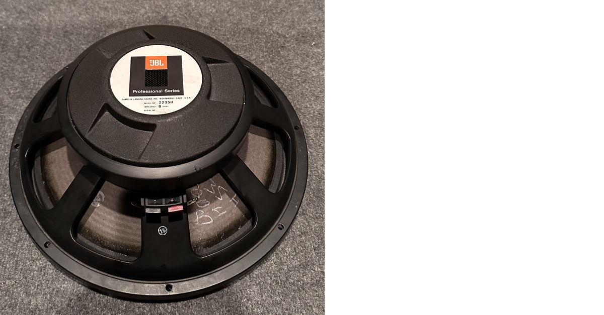 JBL 2235H Woofer / Transducer (single) For Sale | Audiogon