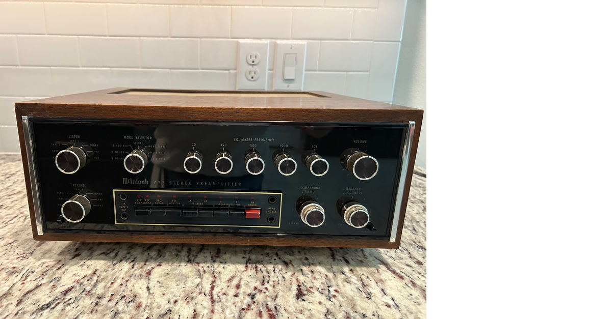 McIntosh C33 Preamp For Sale | Audiogon