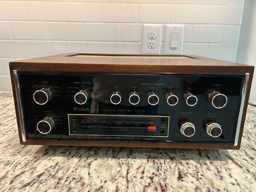 McIntosh C33 Preamp For Sale | Audiogon