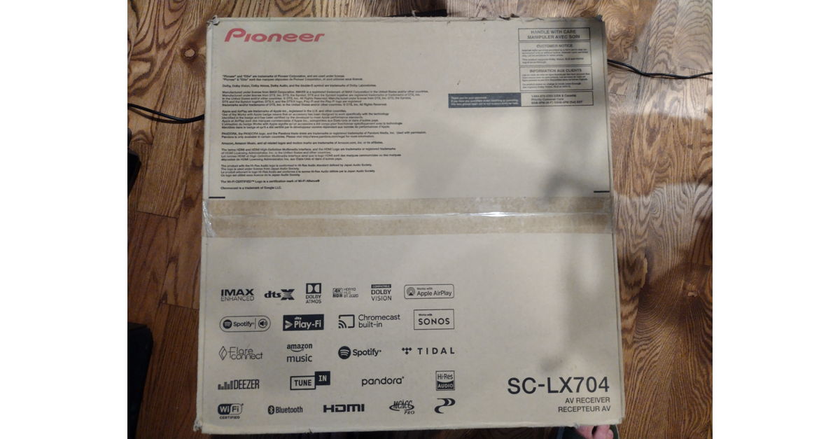 Pioneer Elite SC-LX704 Factory New For Sale | Audiogon