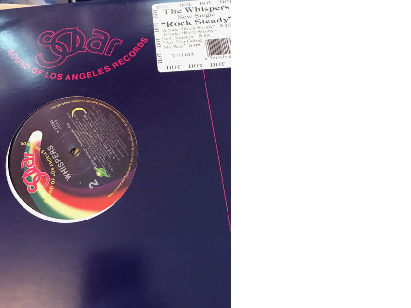 The Whispers Rock Steady Solar Records The... For Sale | Audiogon