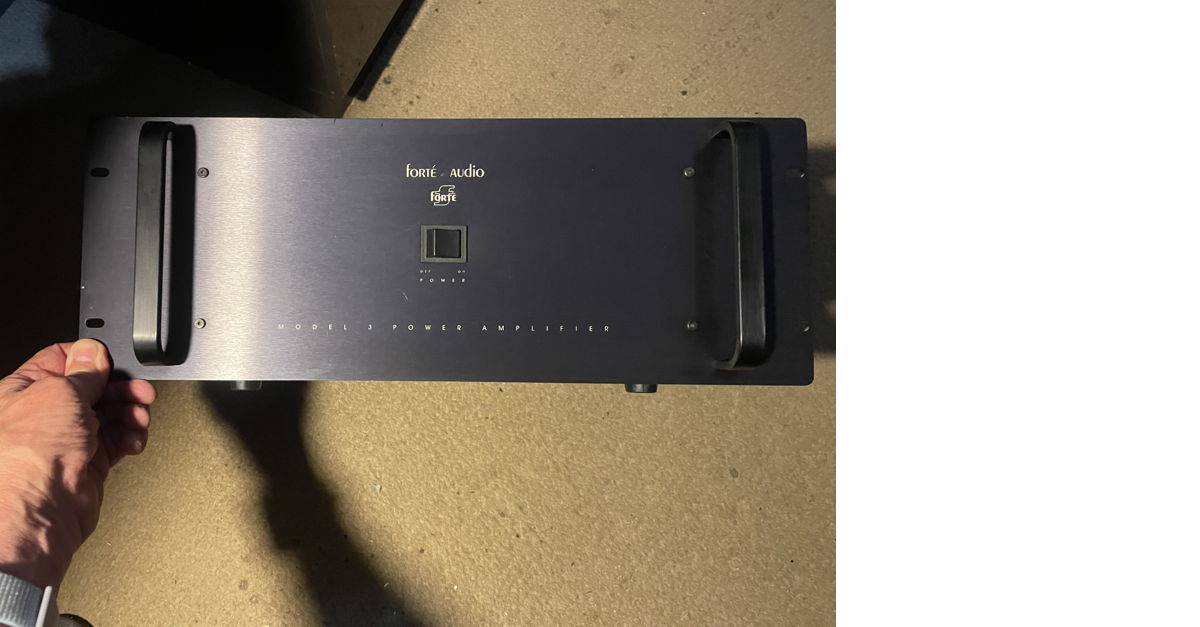 Forte Model 3 dual mono power amplifer in ... For Sale | Audiogon