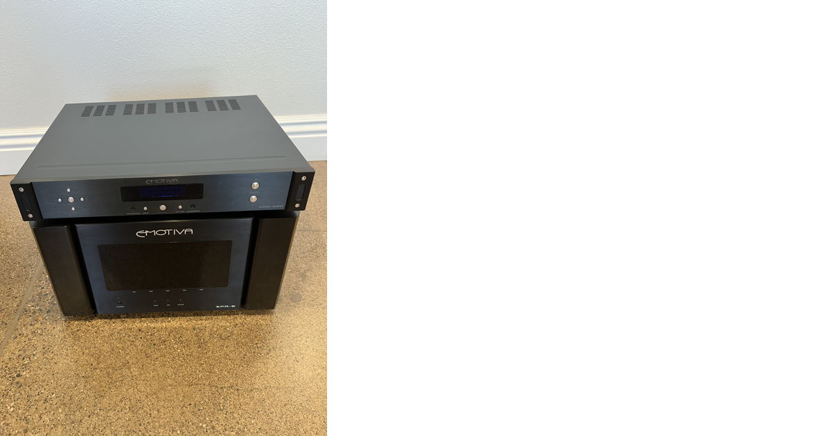Emotiva XPR-5 + UMC-200 Amp & Processor --... For Sale | Audiogon