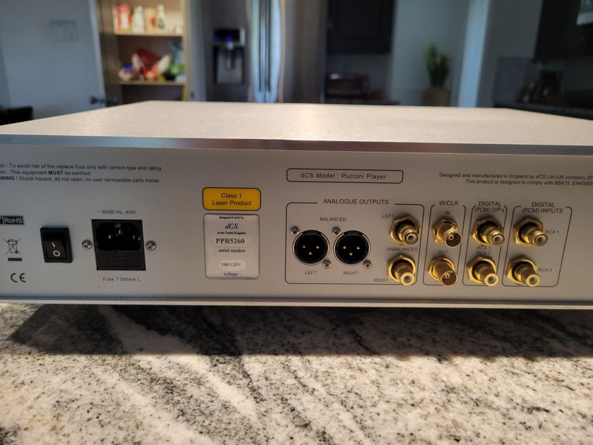 DCS Puccini | CD/SACD Players | Audiogon