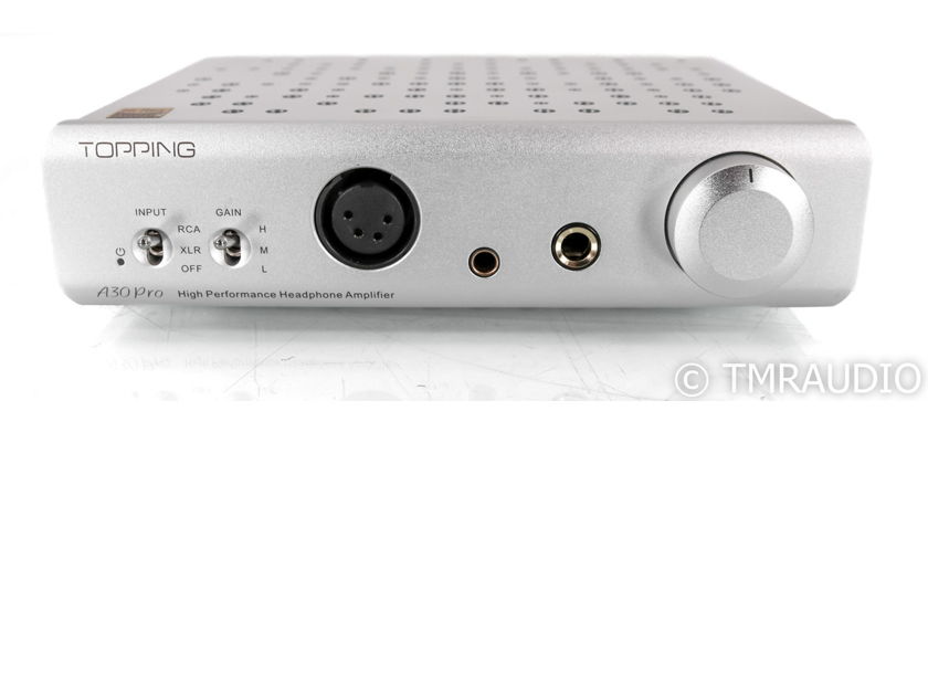Topping A30 Pro Headphone Amplifier; Silver; A-30 (50365) | Headphone ...