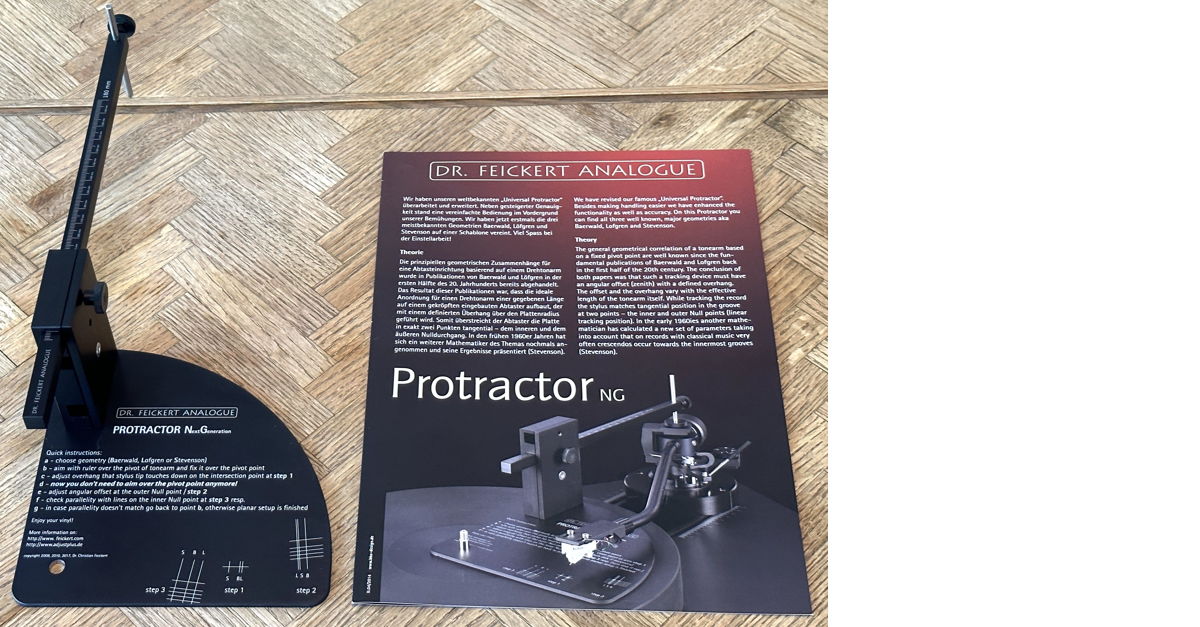 Dr Feickert Analogue - Protractor Next Gen... For Sale | Audiogon