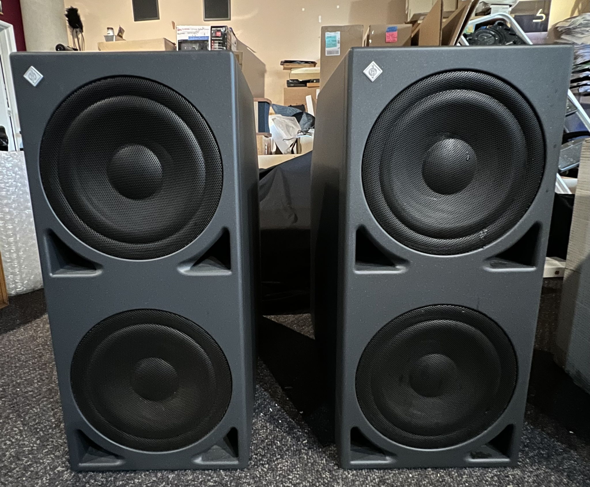 Neumann KH-870 Dual 10" Active Subs, two a... For Sale | Audiogon