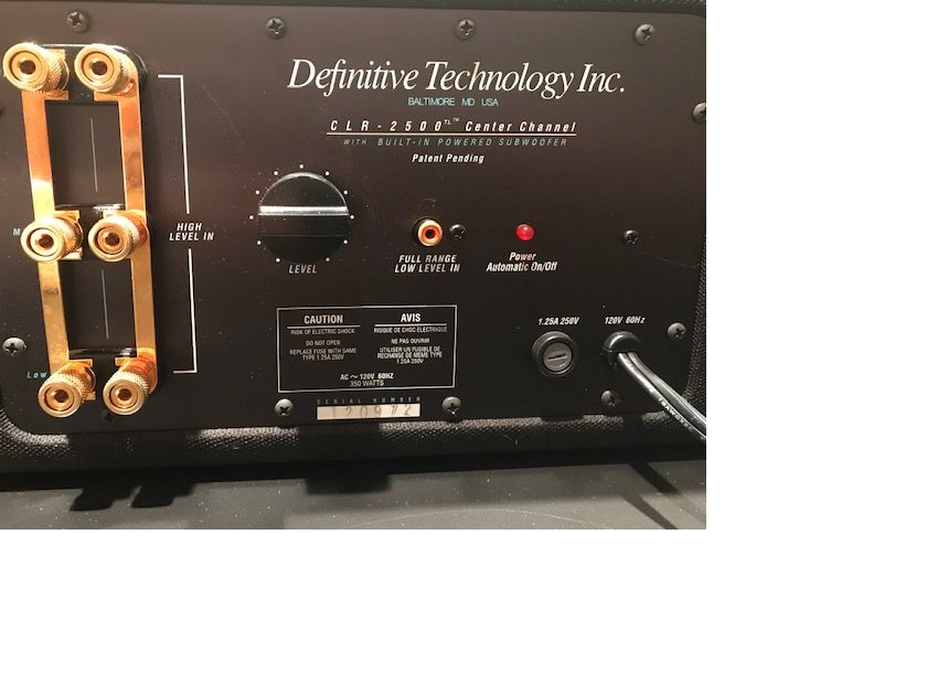 Definitive Technology CLR-2500 For Sale | Audiogon