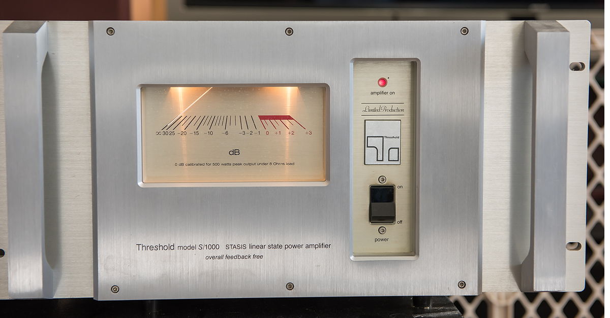 Threshold S/1000 STASIS Mono 500 watt Powe... For Sale | Audiogon