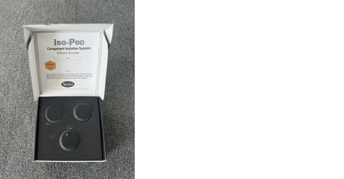 VooDoo Cable Iso Pod set of 3 For Sale | Audiogon