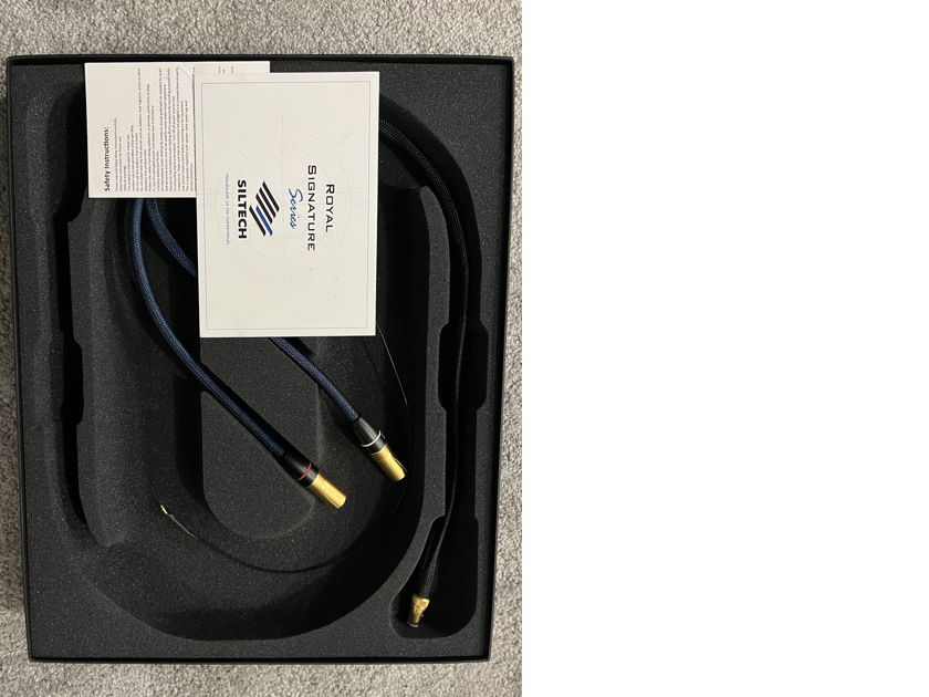 Siltech Cables Empress Double Crown phono ... For Sale | Audiogon