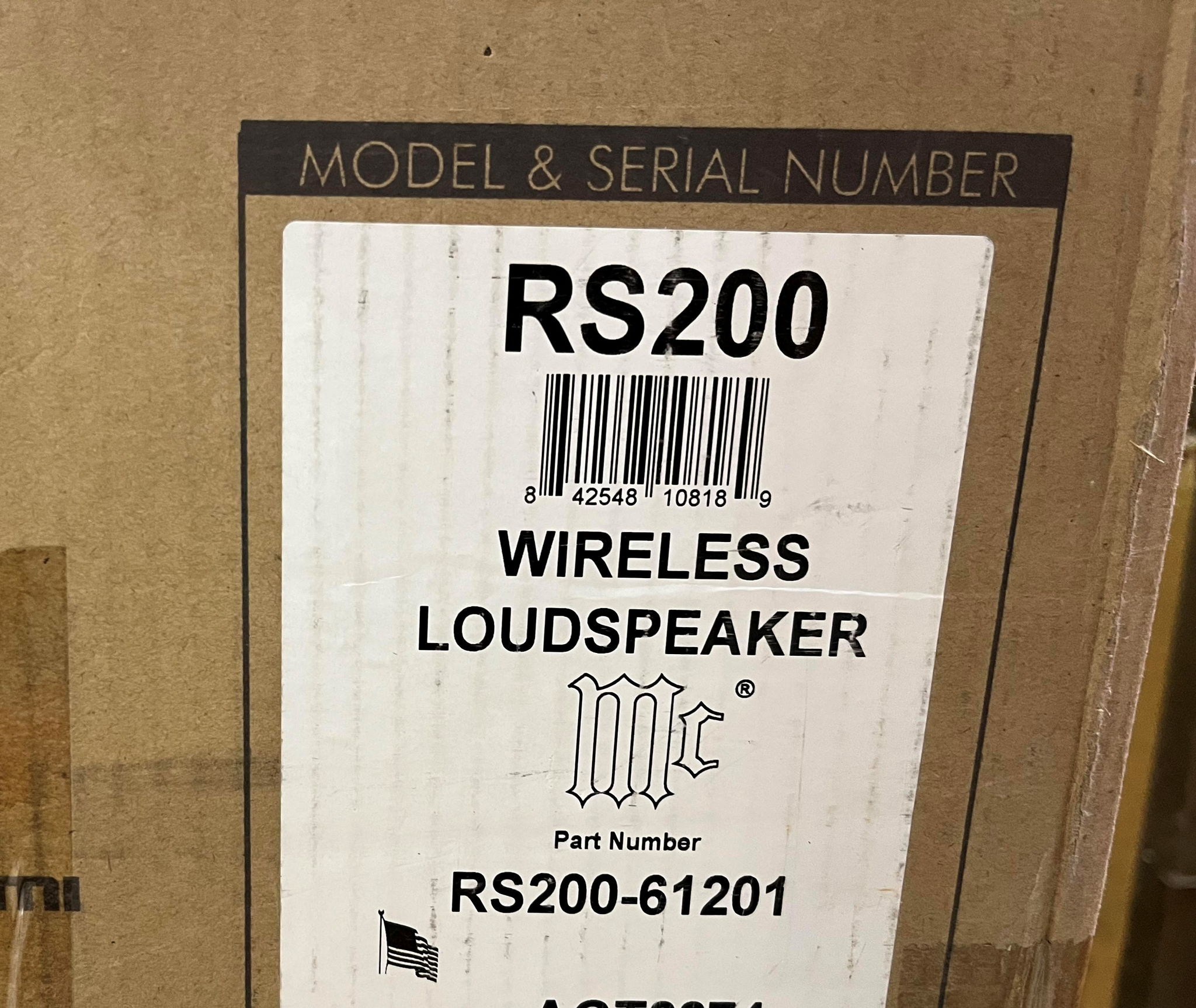 McIntosh RS200 Open Box For Sale | Audiogon