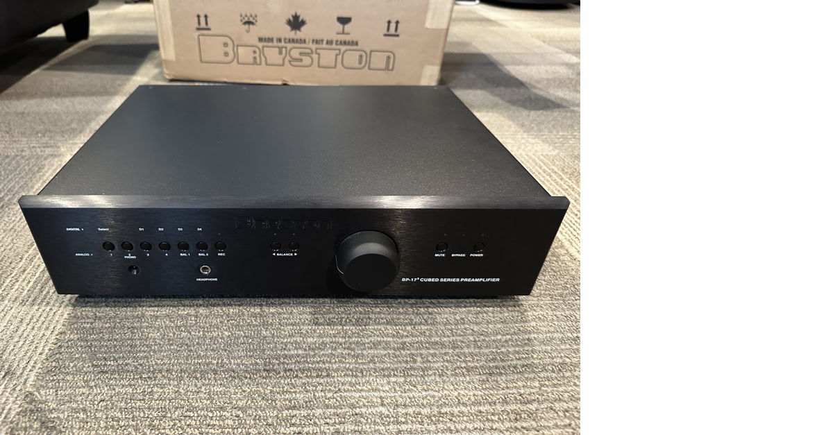 Bryston BP17 3 (Cubed) (Black) For Sale | Audiogon