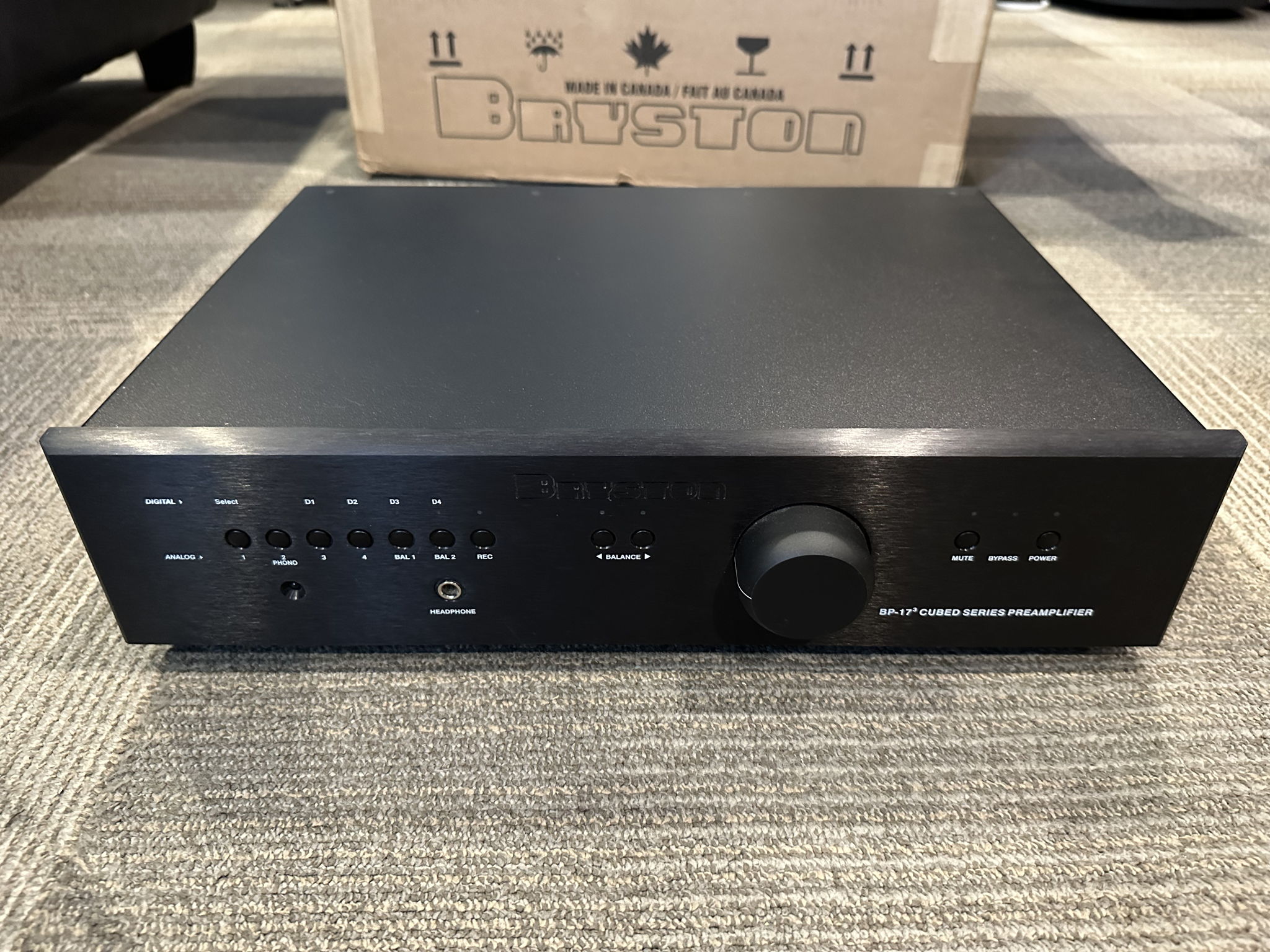 Bryston BP17 3 (Cubed) (Black) For Sale | Audiogon