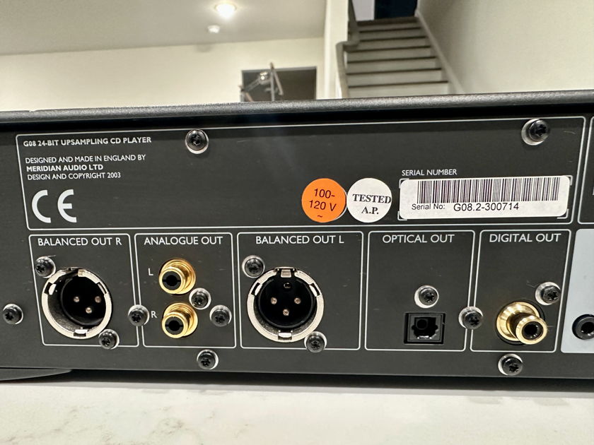 Meridian G-08.2 Upsampling CD Player For Sale | Audiogon