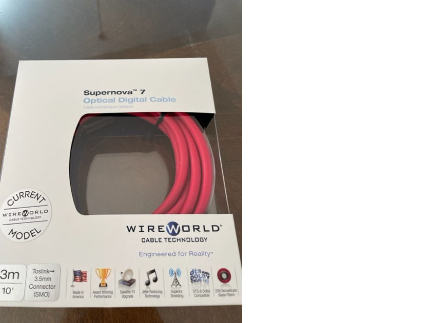Wireworld Supernova 7 Toslink Optical Cable For Sale | Audiogon