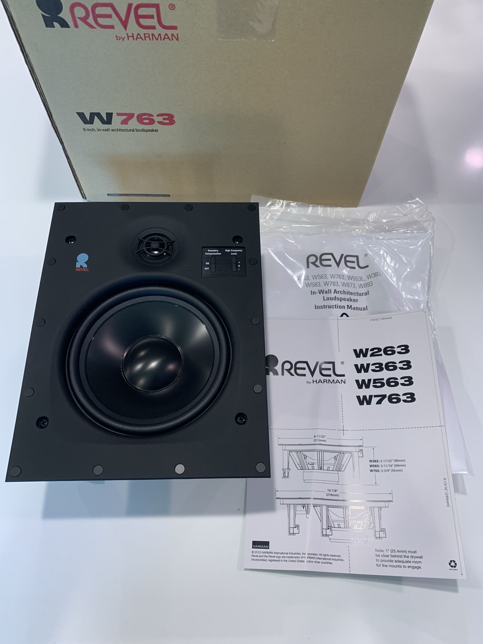 Revel Harman W763 In Wall Home Theater Spe... For Sale | Audiogon