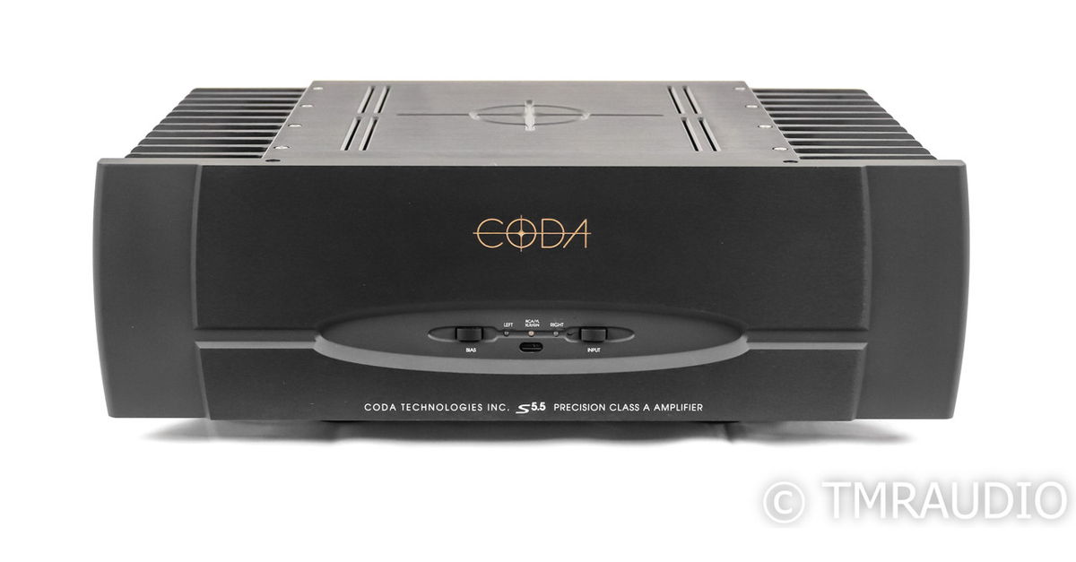 Coda S5.5 Stereo Power Amplifier; S-5.5 (4... For Sale | Audiogon