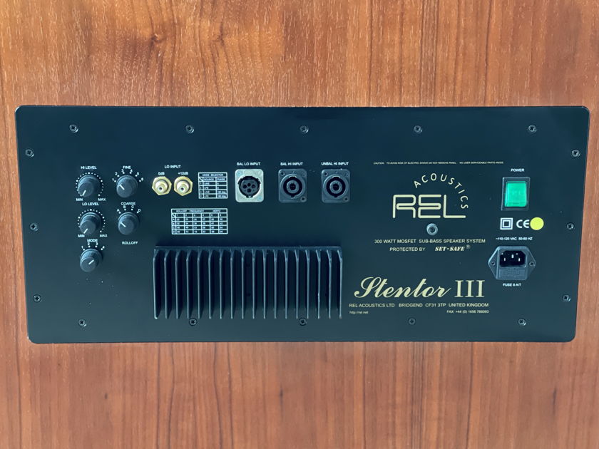 REL Stentor mkIII | Subwoofers | Audiogon